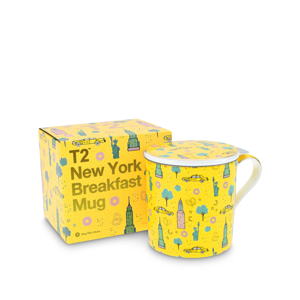 Iconic New York Breakfast Mug with Infuser Tea Mugs with Infusers | T2 ...
