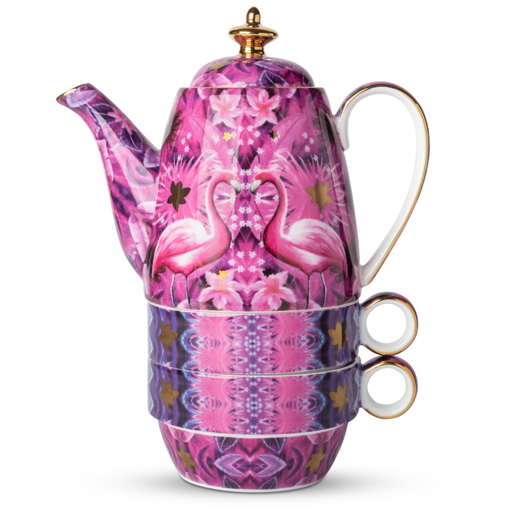 Jungle Dreaming Tea For Two Flamingo Tea for Two Sets | T2 Singapore