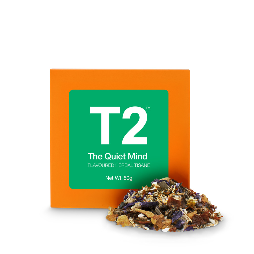 The Quiet Mind Loose Leaf Cube 50g T2 NA Storefront catalogue | T2 Tea IT