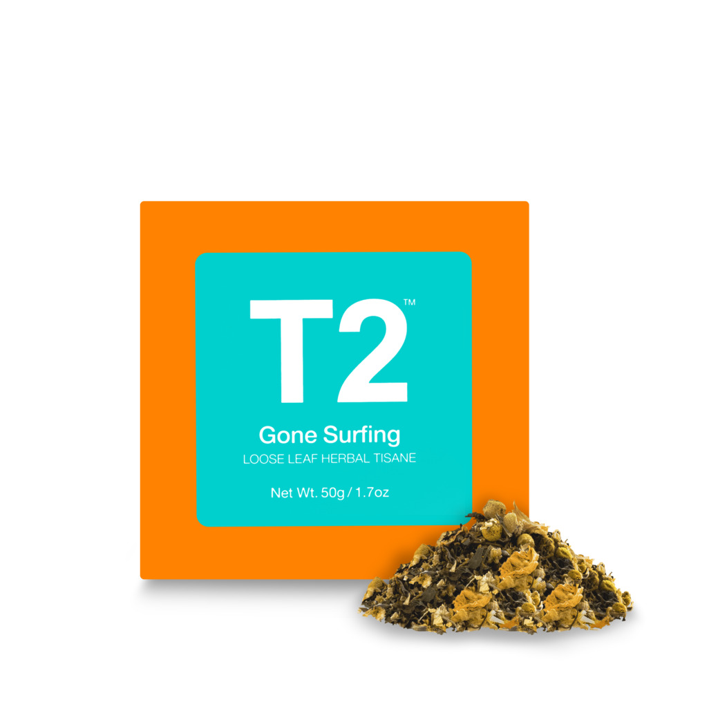 Gone Surfing Loose Leaf Cube 50g T2 NA Storefront catalogue | T2 Tea US