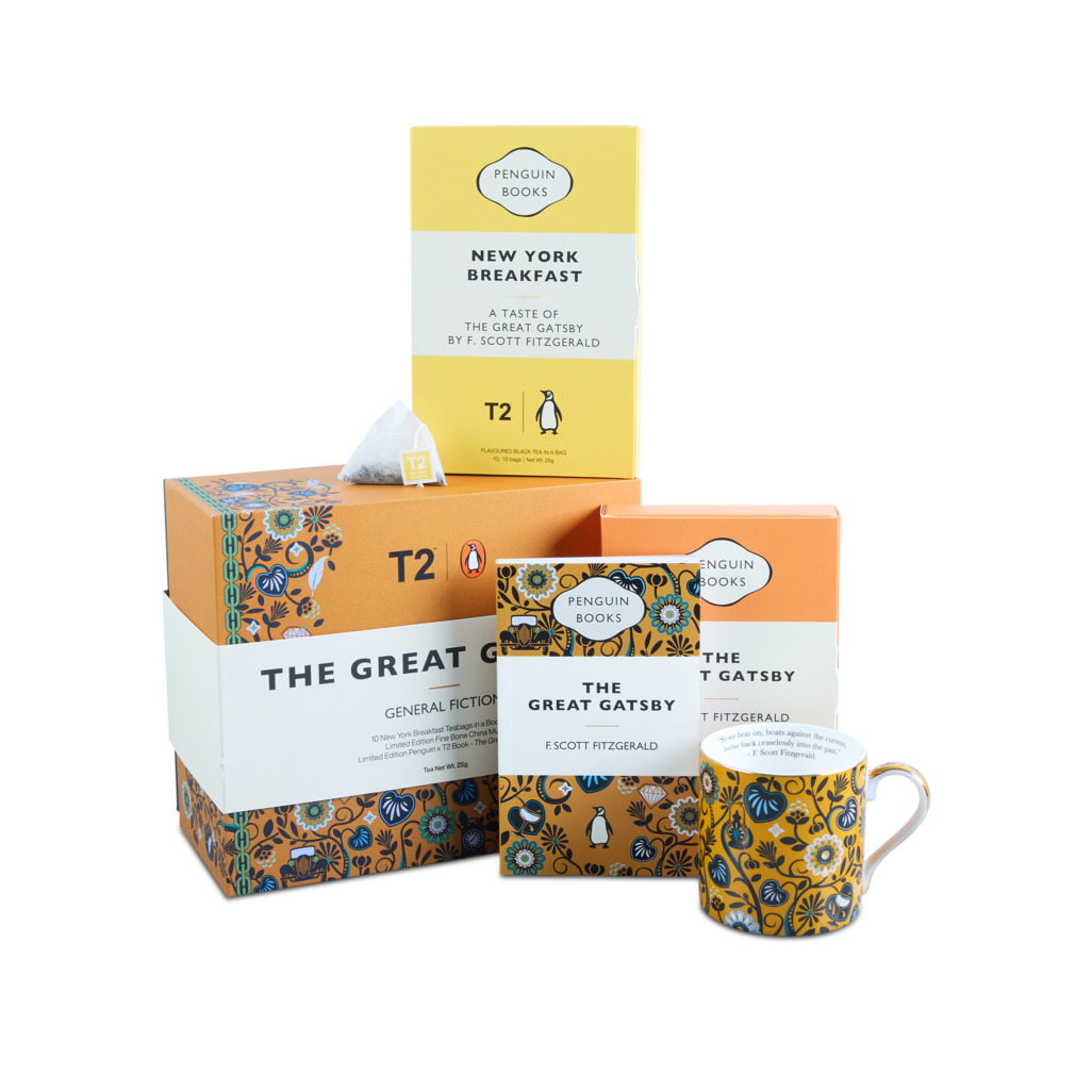 T2 x Penguin Books - Tea & Books: The Great Gatsby General Fiction Gift Pack Tea and Teaware ...
