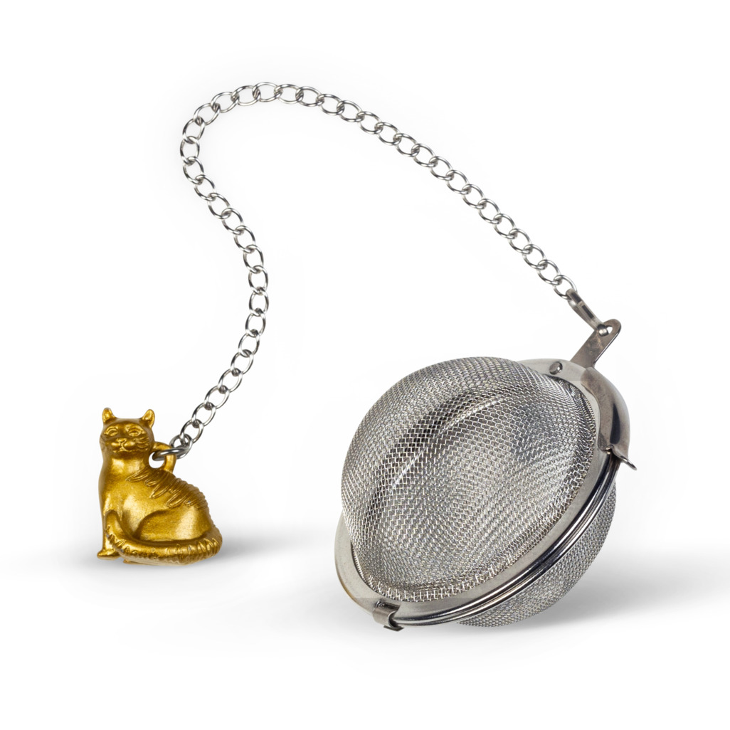 Fun Infuser Gold Cat Tea Infusers & Tea Strainers | T2 Singapore