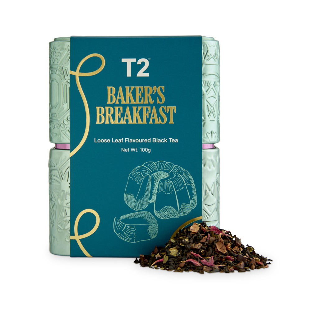 Baker's Breakfast Loose Leaf Tin 100g Black Tea | T2 Japan