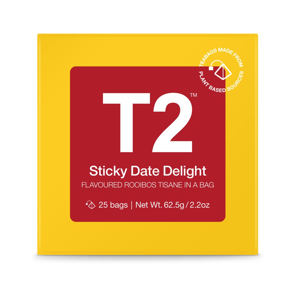 Sticky Date Delight Tea Bag Cube 25 pack African Rooibos & Honeybush ...