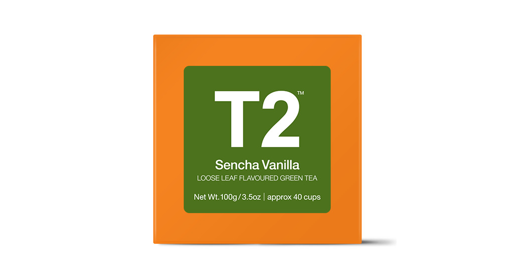Sencha Vanilla Loose Leaf Gift Cube Green Tea | T2 Australia