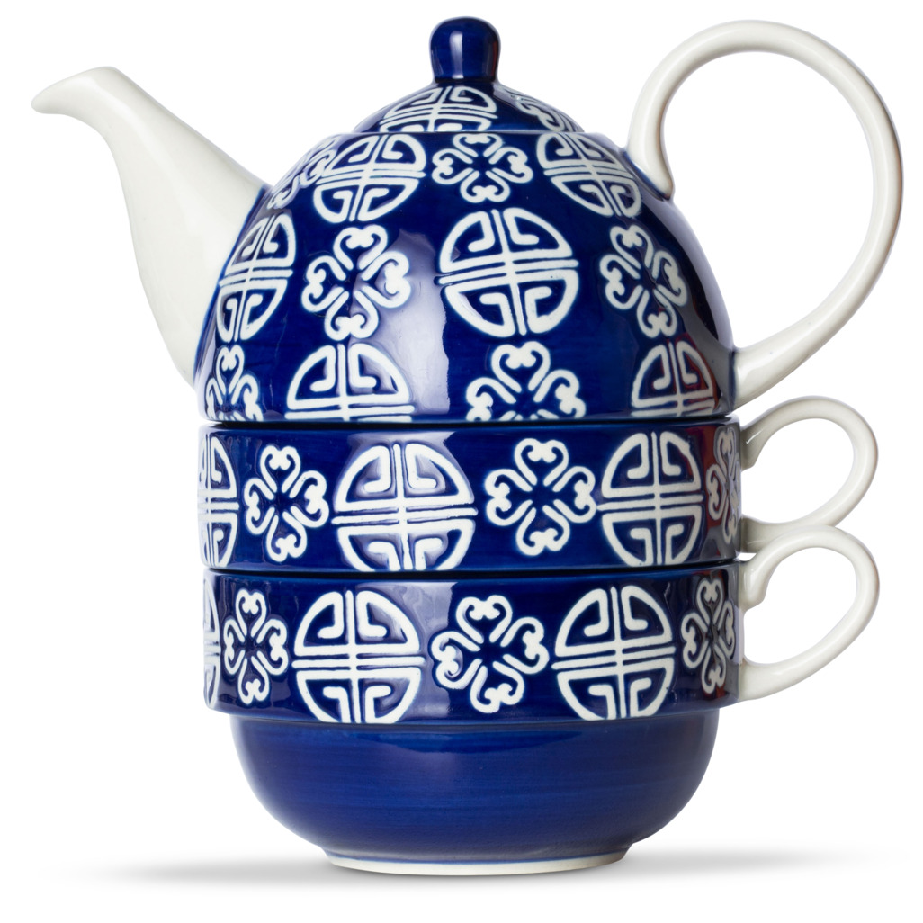Twinkling Tiles Tea For Two Navy Tea for Two Sets | T2 Australia