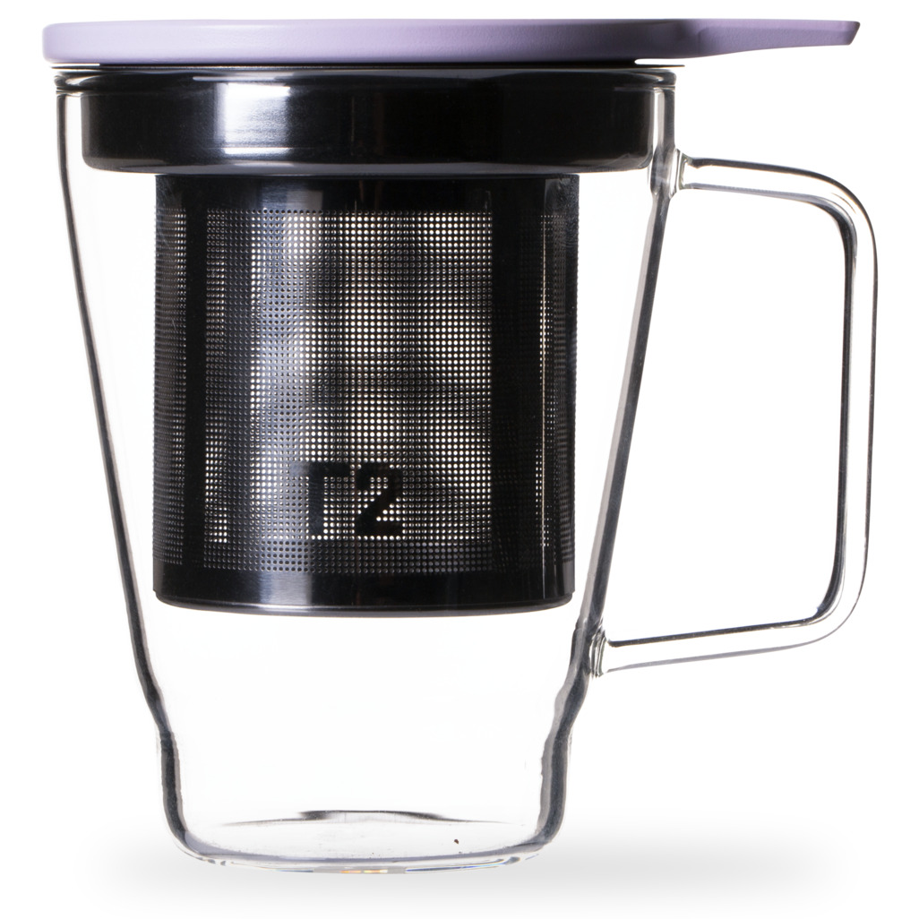 T2 Teaset Glass Soft Pink Teamug Tea Mugs with Infusers | T2 Singapore