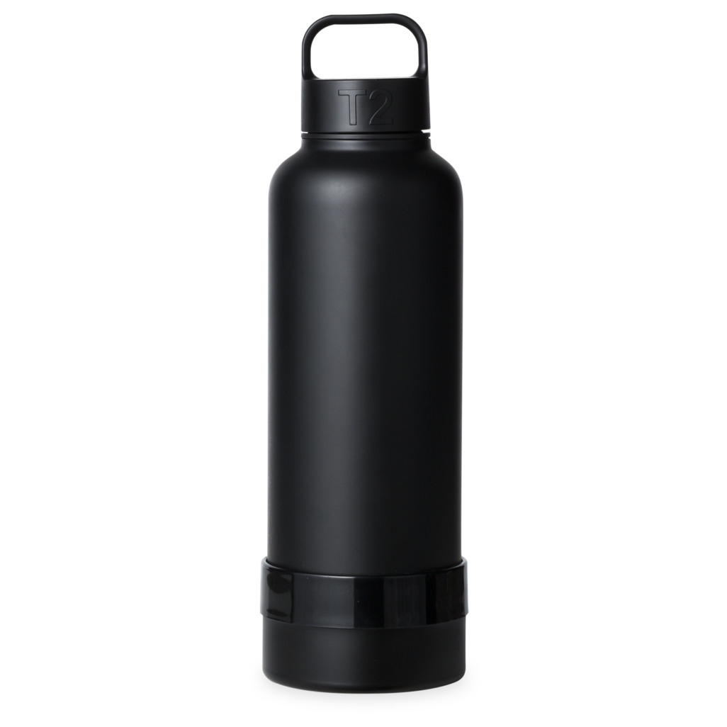 T2 Stainless Steel Flask With Cup Black Tea Flasks & Tea Bottles | T2 ...