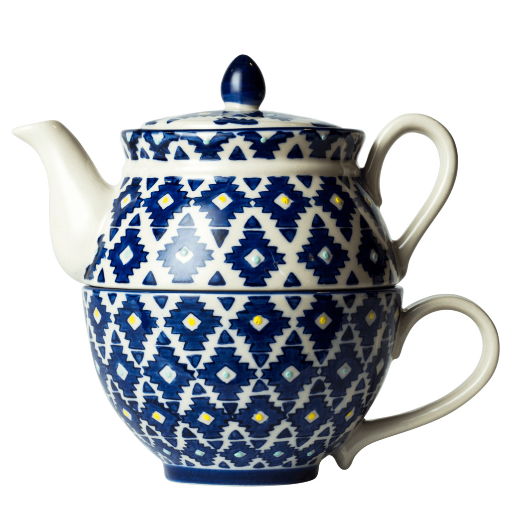 Bizarre Bazaar Blue Aztec Tea For One Tea for One Sets | T2 Tea SG