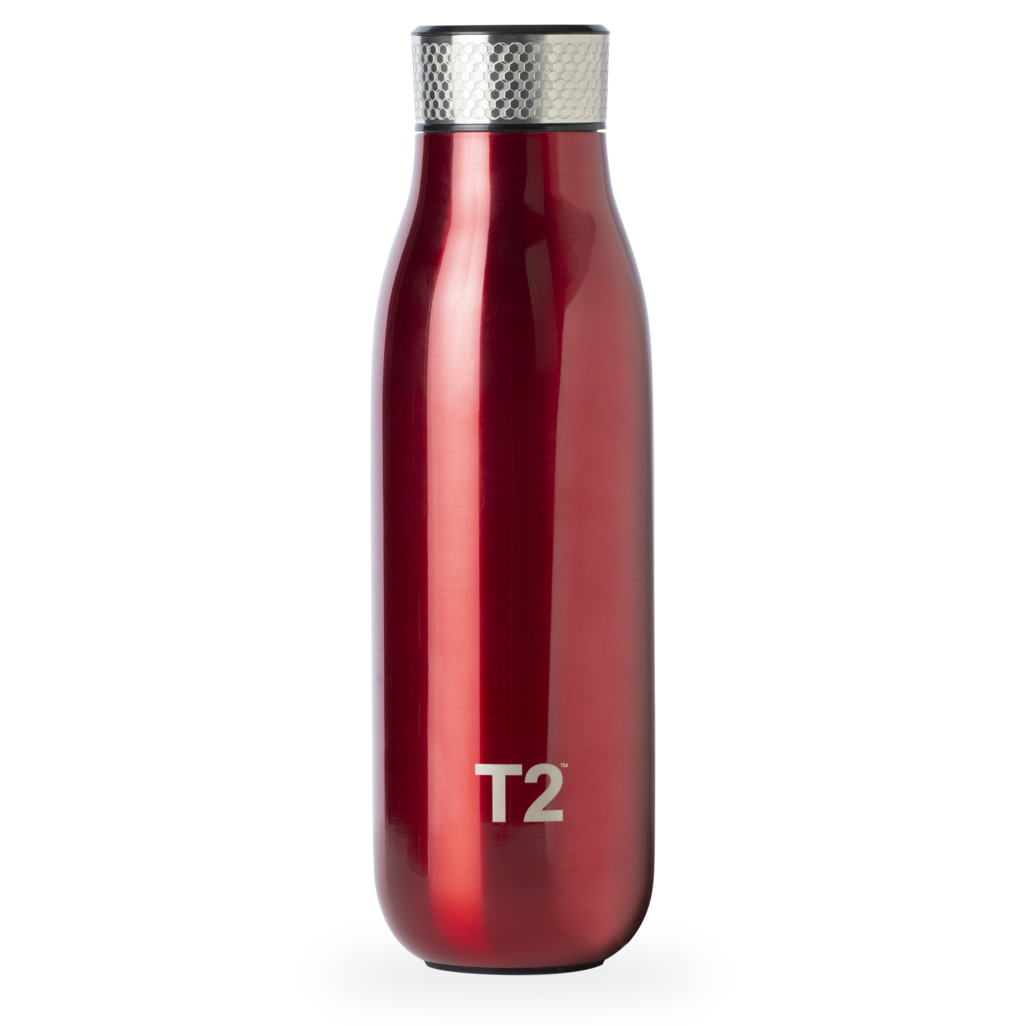 T2 Stainless Steel Etched Lid Flask Metallic Red T2 NA Storefront ...