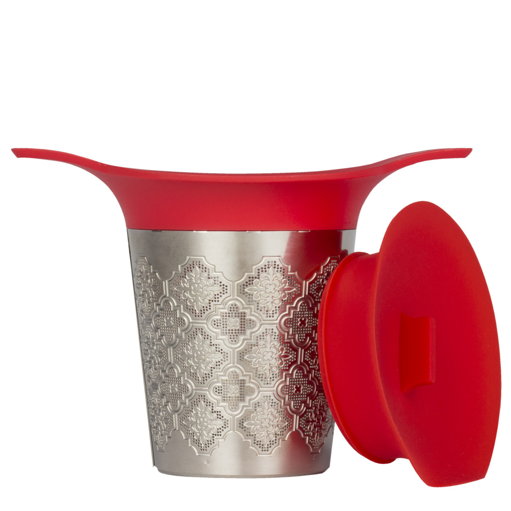 T2 Go To Infuser Red With Lid Tea Infusers & Tea Strainers | T2 Tea AU